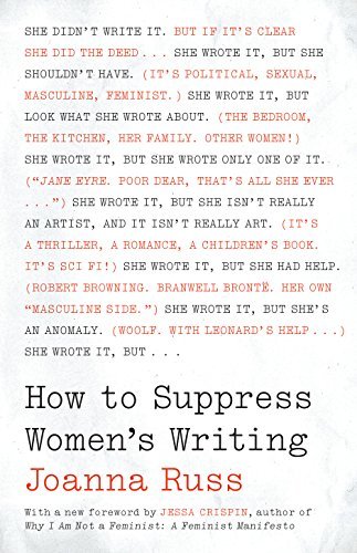Excerpt: How to Suppress Women’s Writing by Joanna Russ